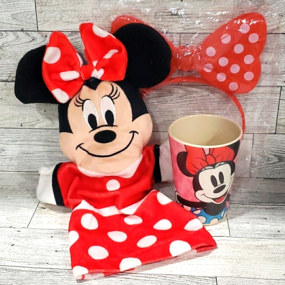 Disney | Toys | Minnie Mouse Puppet Ears Cup | Poshmark